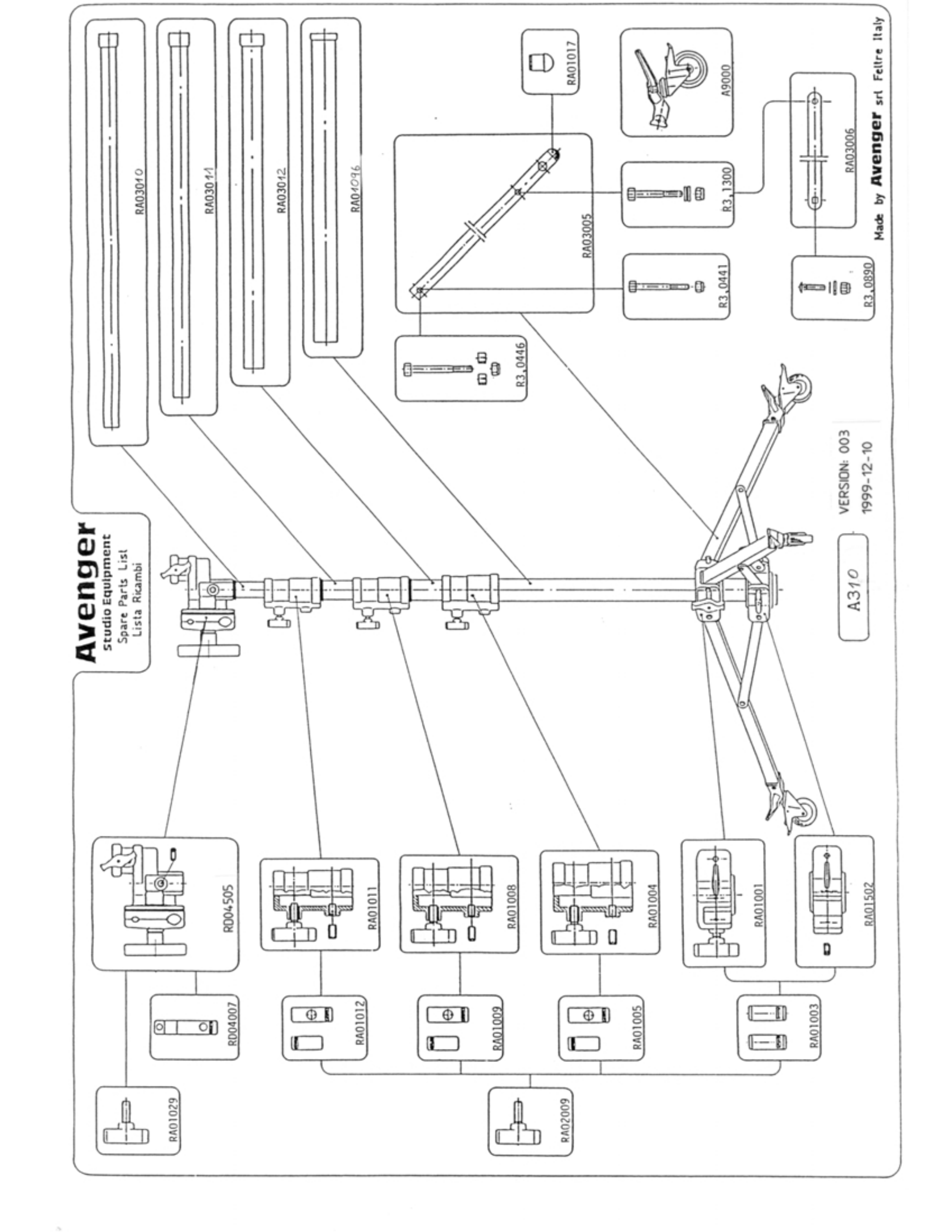Avenger - A310 spare parts
