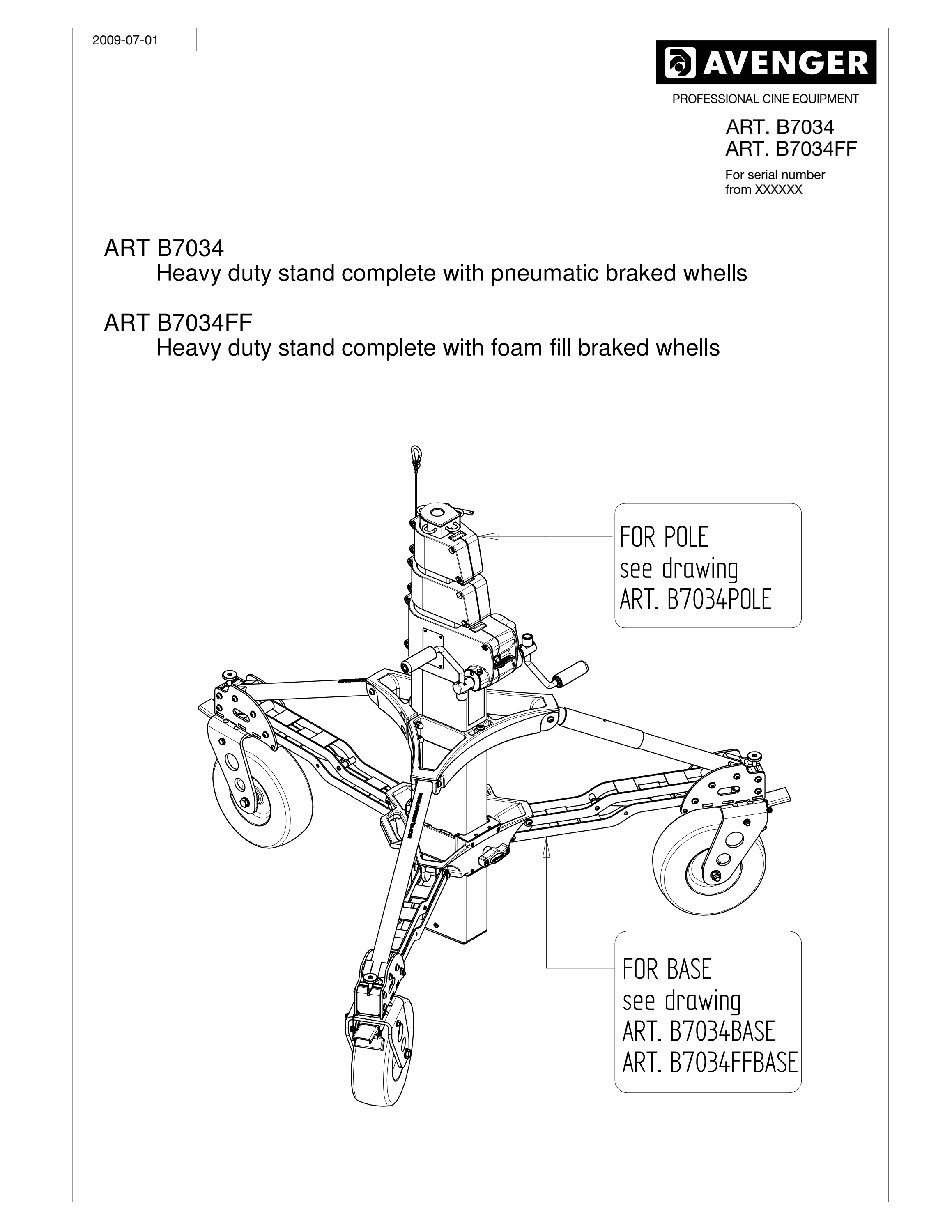 Avenger - B7034 spare parts