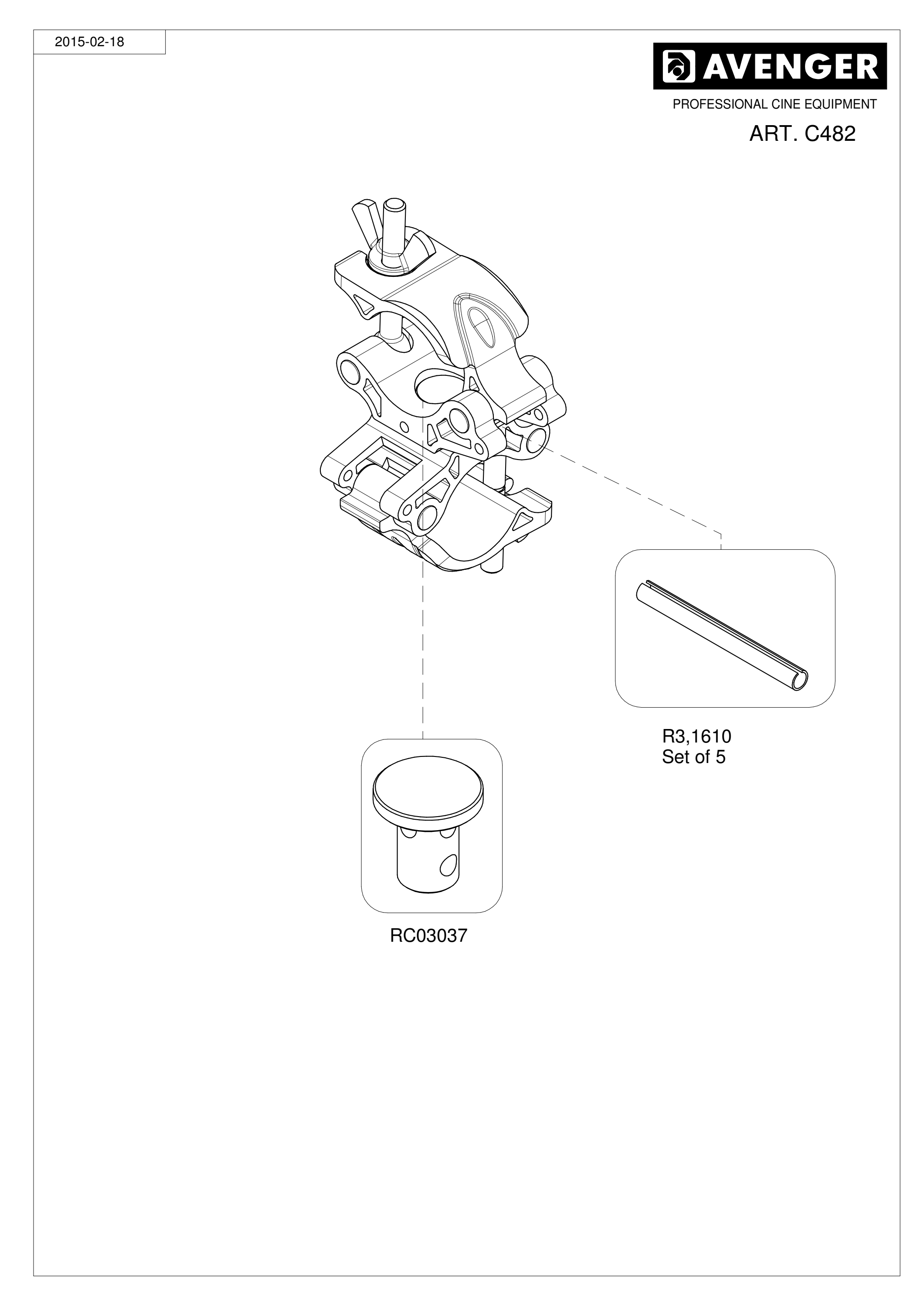Avenger - C482 Lp Swivel Eye Coupler spare parts